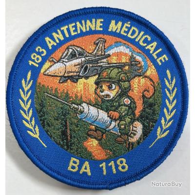 PATCH 183 ème ANTENNE MEDICALE DE LA BA 118 - Insignes en tissu ...