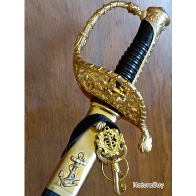 Sabre d'officier de la marine nationale.Fabrication HF avec ses ...