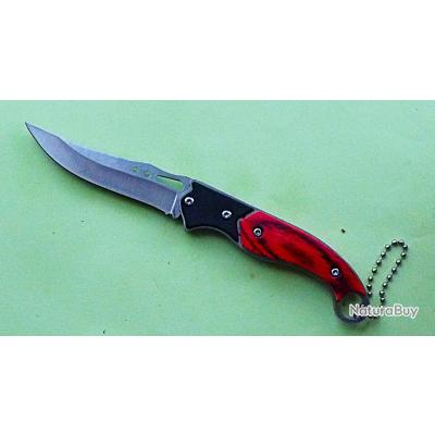 Couteau pliant robuste et élégant - long. 16 cm. - Couteaux multilames ...