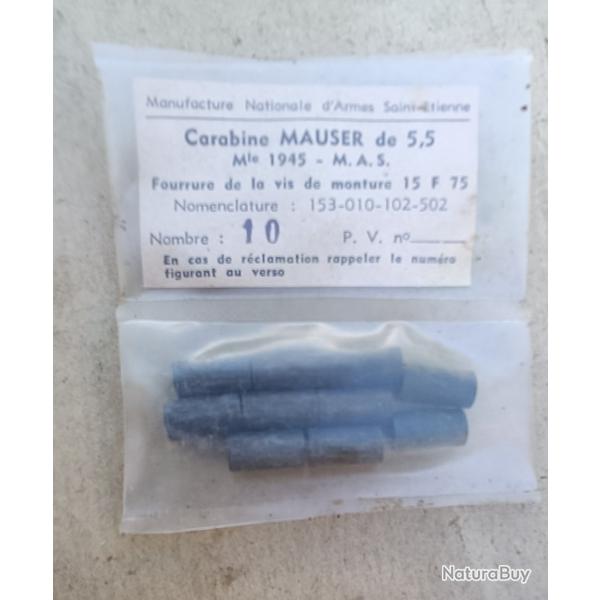10x Fourrure de vis de monture Mas45 Mas 45 (1834) - Pièces détachées ...