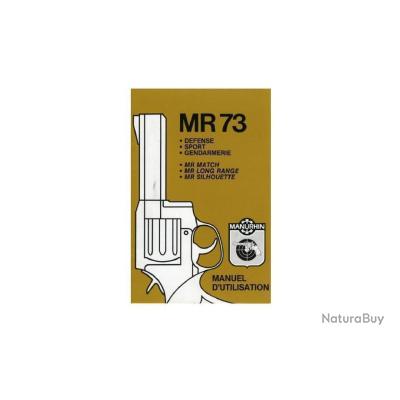 Notice MR73 MANURHIN MR 73 (envoi par mail) - VENDU PAR JEPERCUTE ...