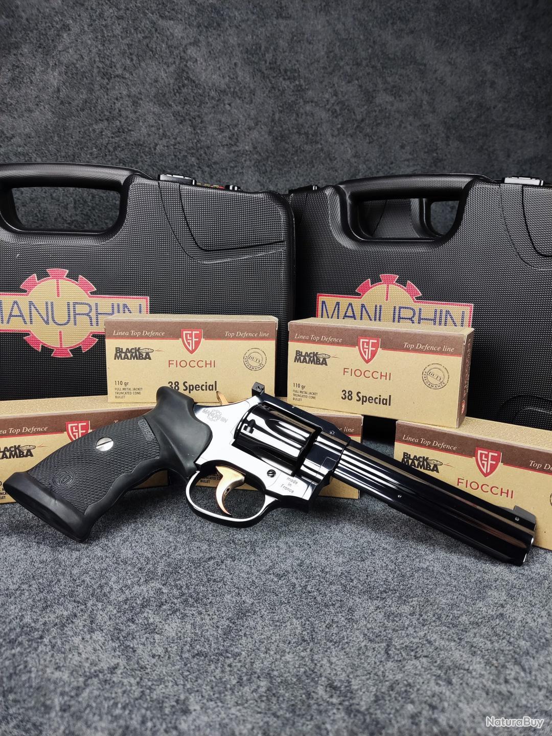 PACK EXCLUSIF: Revolver Manurhin MR 73 Sport 5"1/4 + 250 cartouches ...