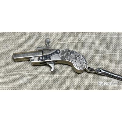Mini pistolet à percussion à broche en TB état - calibre en 2 mm ...