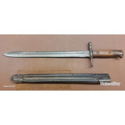 Original ww1et www2 ,m1891 Baïonnette I talienne Carcano Terni avec son ...