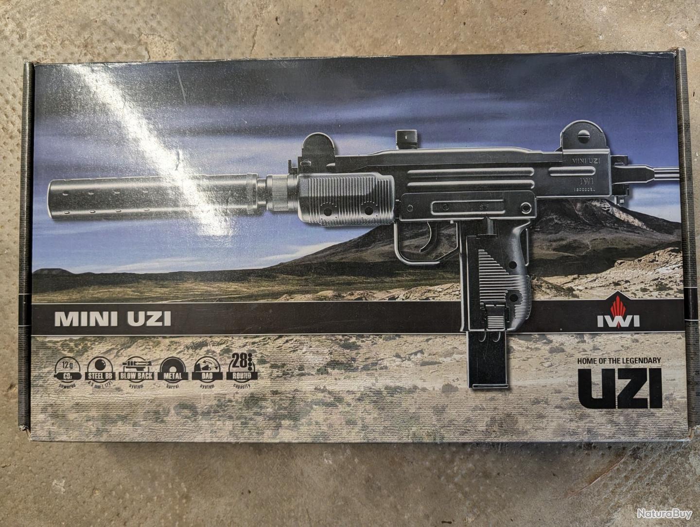 Umarex Mini UZI CO - Calibre 4,5 mm BB acier -Réplique full metal ...