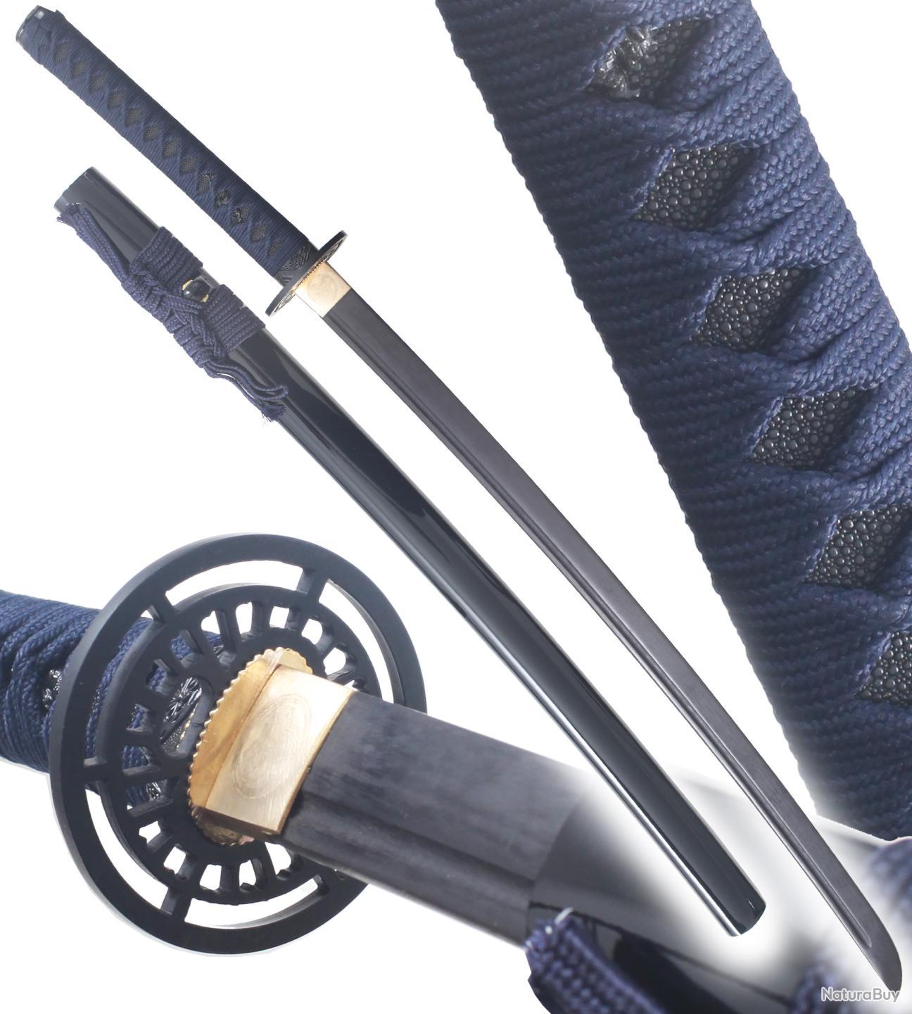 Danzan Katana Japonais en Bois Epee Sabre Samourai Katana Sun - Lame ...
