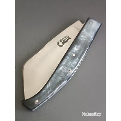 ANCIEN COUTEAU, VÉRITABLE BROSSARD, THIERS, XXème, manche en CORNE ...