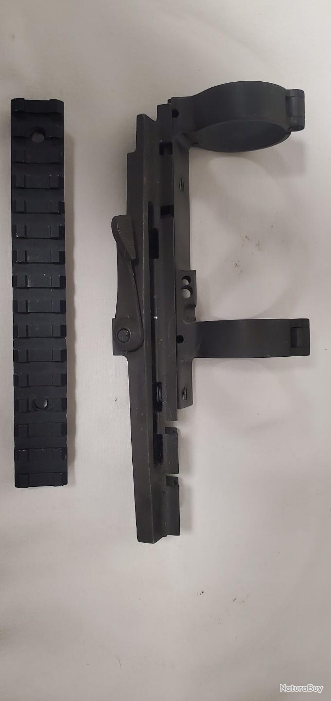 Rail de montage lunette de tir frf1/frf2 stanag. Avec support lunette ...
