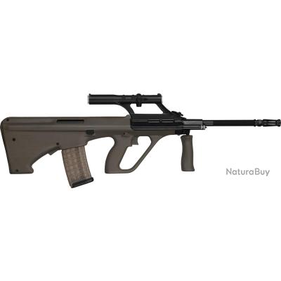 CARABINE DE TIR STEYR AUG Z SA QCB ARMY OLIVE AVEC LUNETTE STEYR x1.5 ...