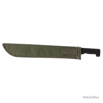 Machette lame acier inox haute qualité 43cm ép 2mm + étui toile ...