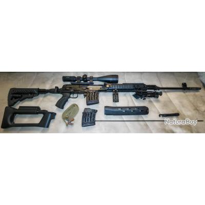 Izhmash Tigr 7,62x54 - Dragunov SVD Répétition manuelle - catégorie C ...