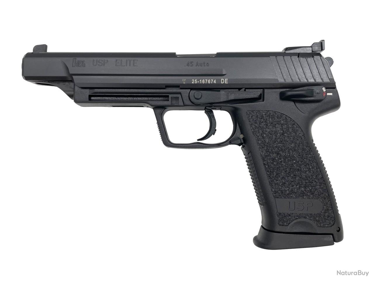 Pistolet HECKLER & KOCH usp elite cal.45acp - Pistolets de Catégorie B ...