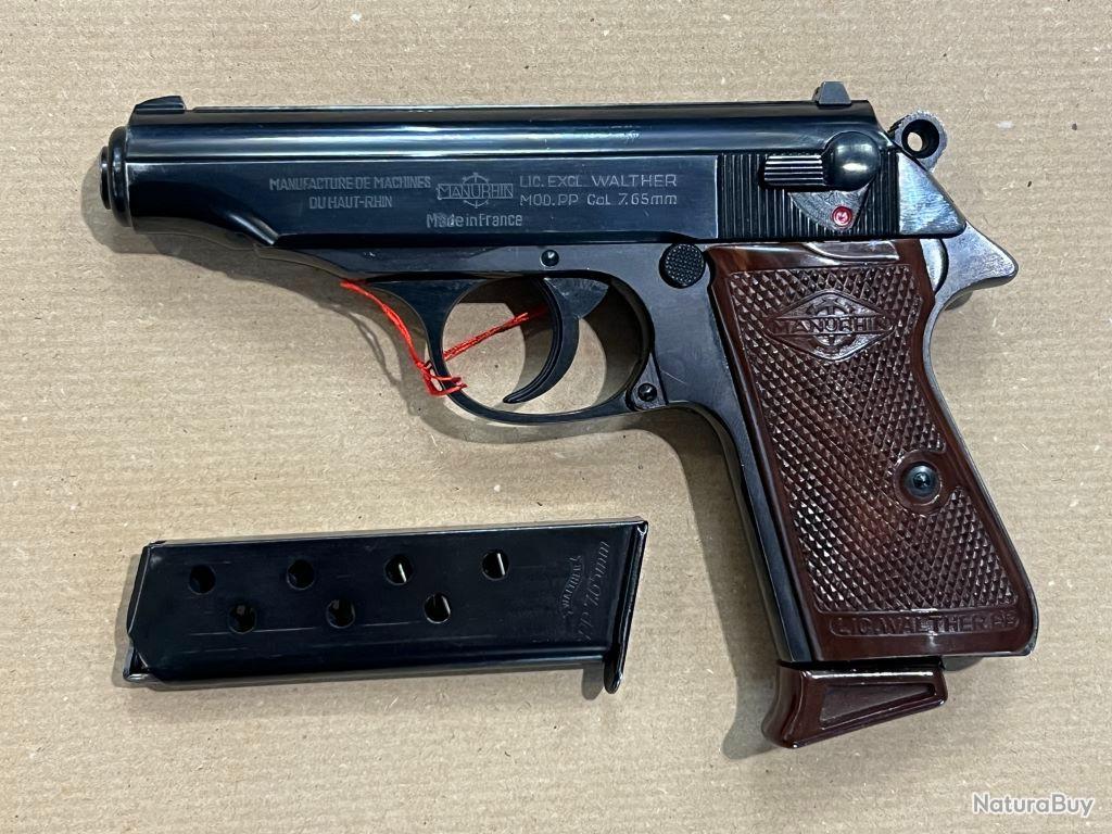 Pistolet Walther Manurhin modèle PP calibre 7,65 - Pistolets de ...