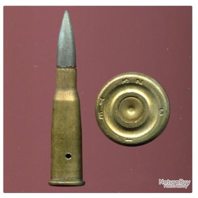 8 mm Lebel traçante - balle cuivre étamée - Cartoucherie de Toulouse ...