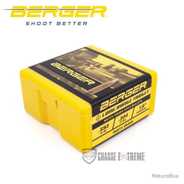 100 Ogives BERGER Cal 6.5mm 140gr Long Range BT Target - Ogives (14164629)