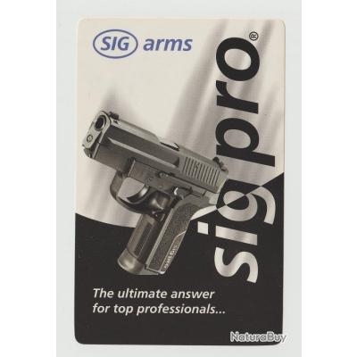Autocollant : SIG SAUER SIG PRO ( SIG ARMS ) - Armes, munitions ...