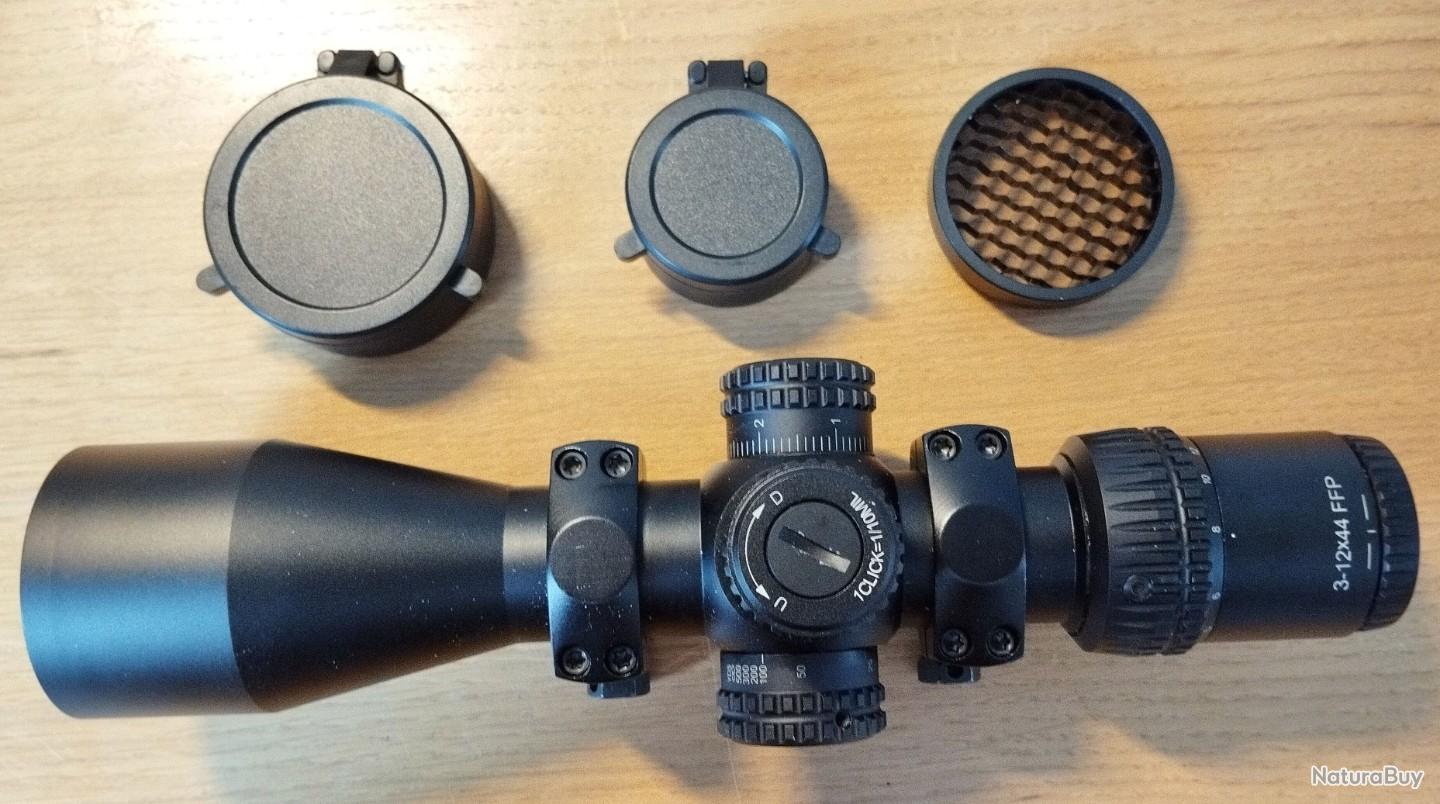 Lunette Vector Optics « VEYRON » 3-12 x 44 - FFP - MRAD - Lunettes de ...