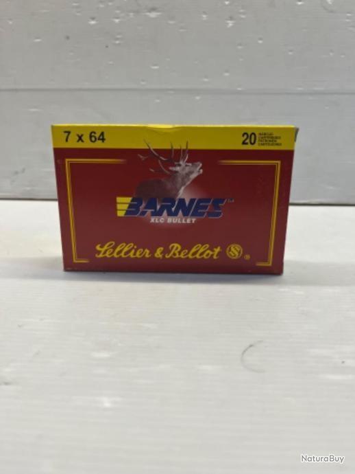 Cartouches Sellier & Bellot calibre 7X64 BARNES X20 - Balles Calibre ...