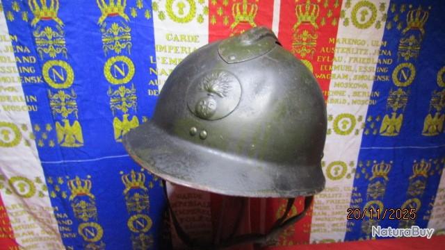 Casque jus infanterie rondache 35 camouflé? quart adrian seconde guerre ...