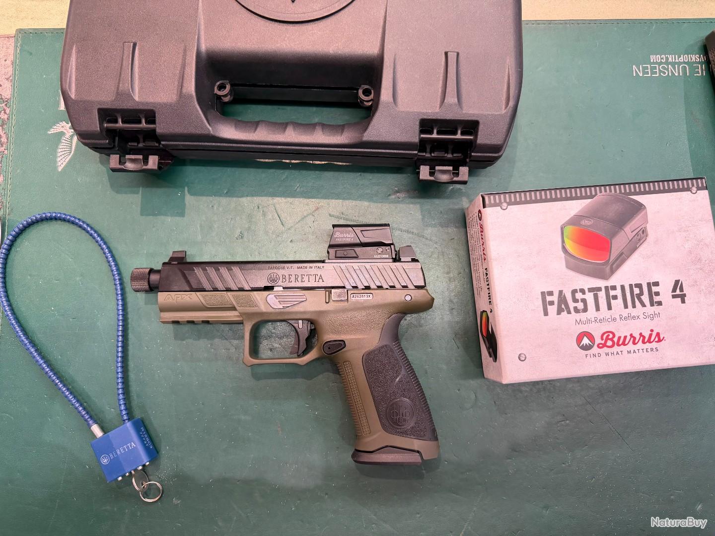 Pistolet Beretta APX TACTICAL A1 9X19 + POINT ROUGE - Pistolets de ...