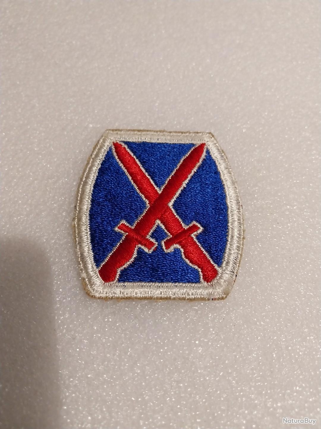 Patch armée us 10th INFANTRY DIVISION ww2 ORIGINAL 4 - Insignes en ...