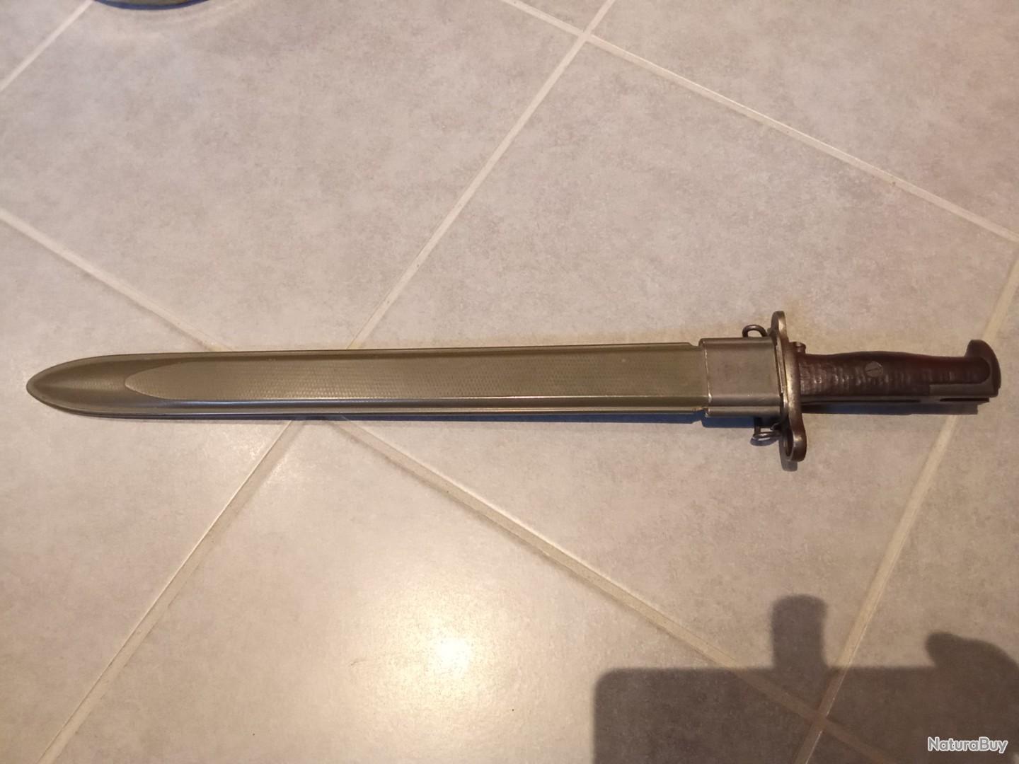 BAIONNETTE US MODELE 1905 SA 1917 POUR FUSIL GARAND M1 ET SPRINGFIELD ...