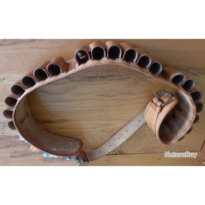 Cartouchière cuir de vachette_Made in France - Cartouchières ceinture ...