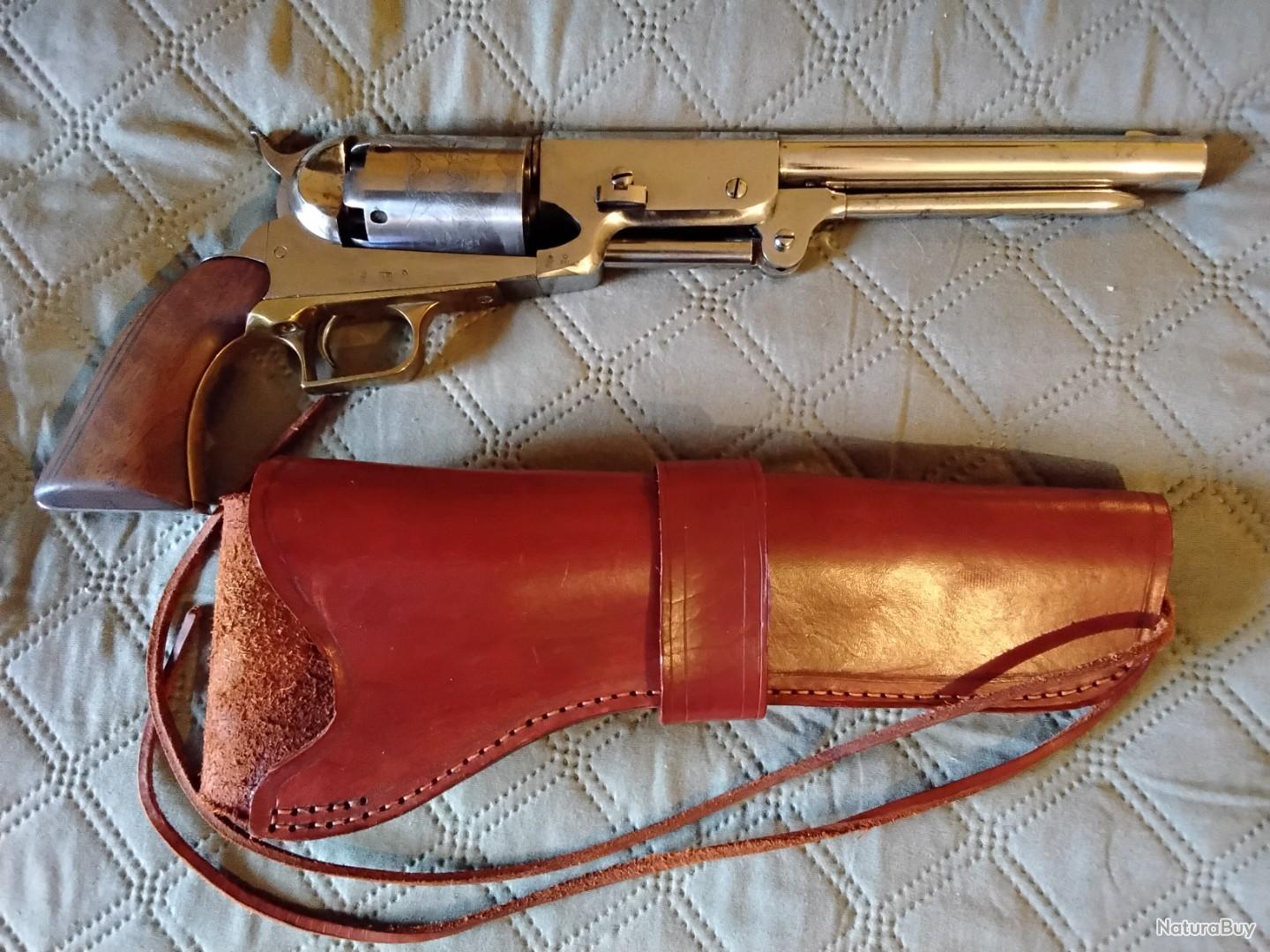 Colt Walker modèle 1847 avec son holster - Revolvers à poudre noire ...