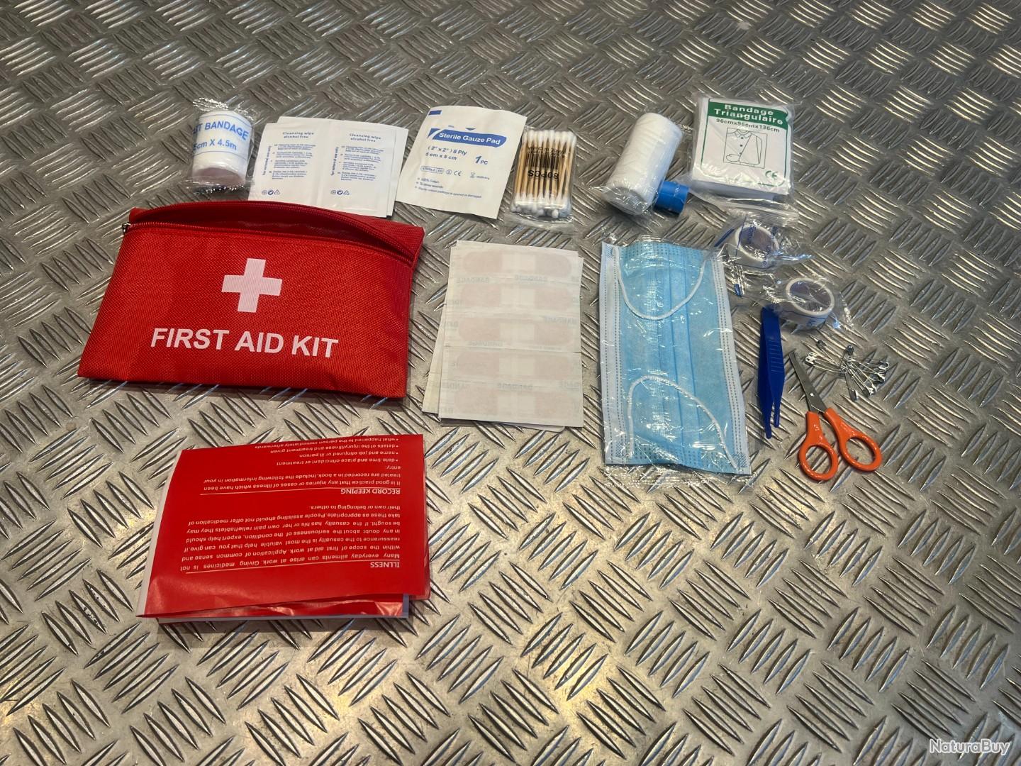 Pharmacie premier secours urgence survie randonnée voiture maison kit ...