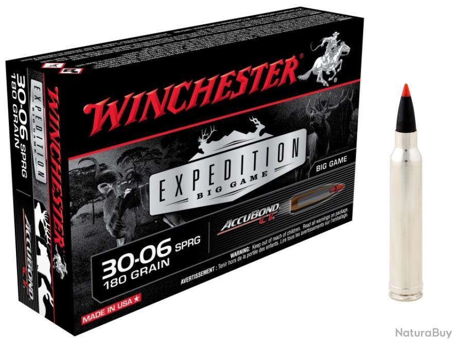 Vente groupée ! 40 munitions Winchester Sprg Accubond CT 180 grains ...