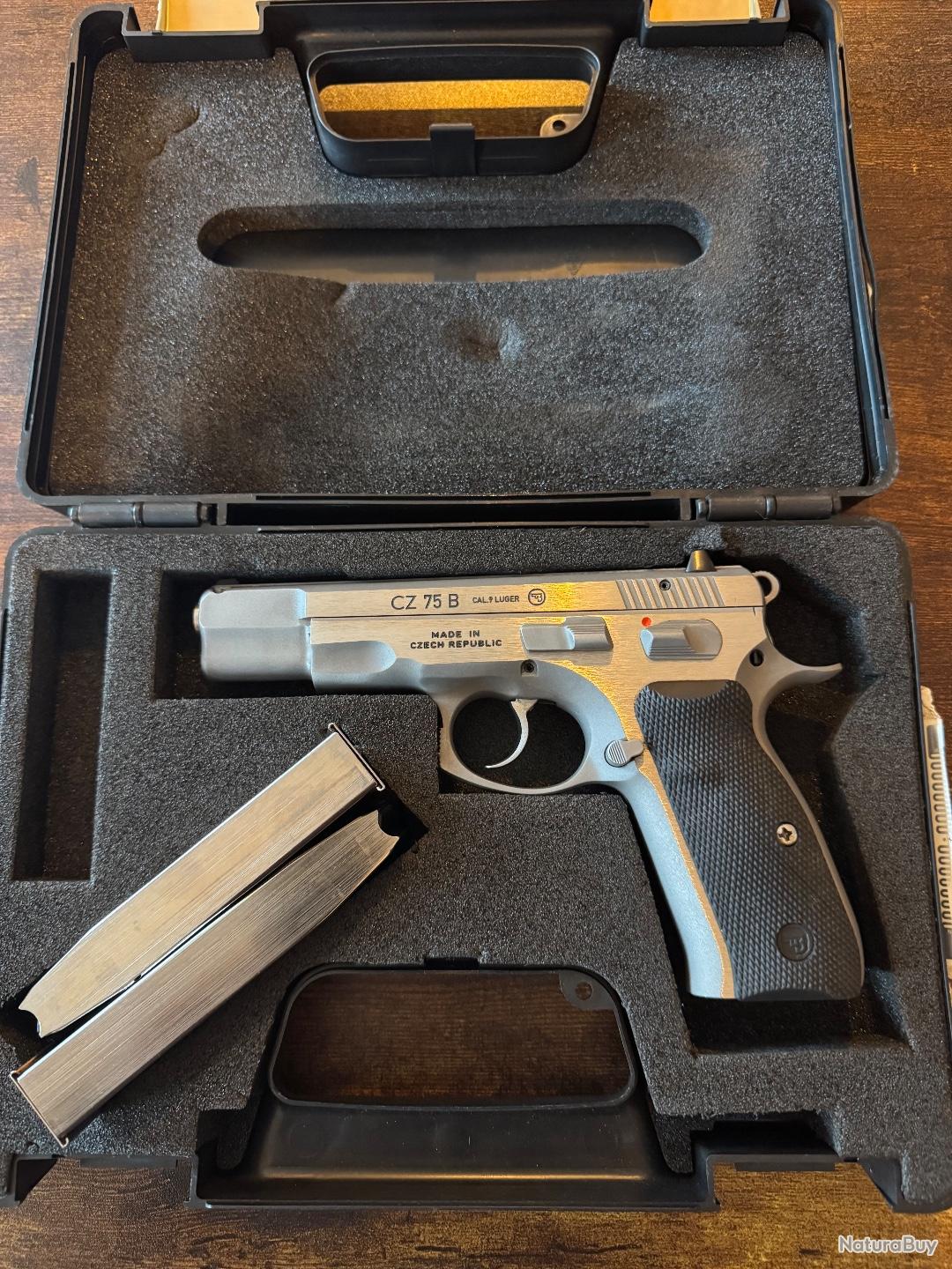 CZ 75 B INOX New édition RARE !! - Pistolets de Catégorie B (14239201)