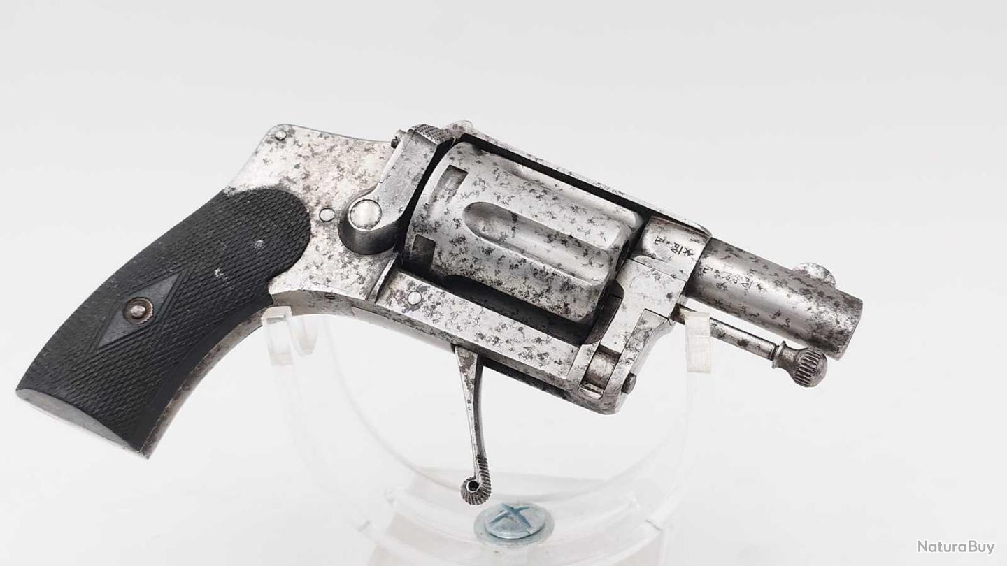 REVOLVER DE POCHE À BARILLET BASCULANT BREVET 1893 CALIBRE 6MM VELODOG ...