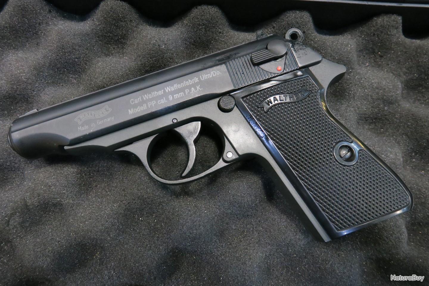 Pistolet d'Alarme Walther PP cal 9 PAK OCCASION 1€ SANS PRIX DE RESERVE ...