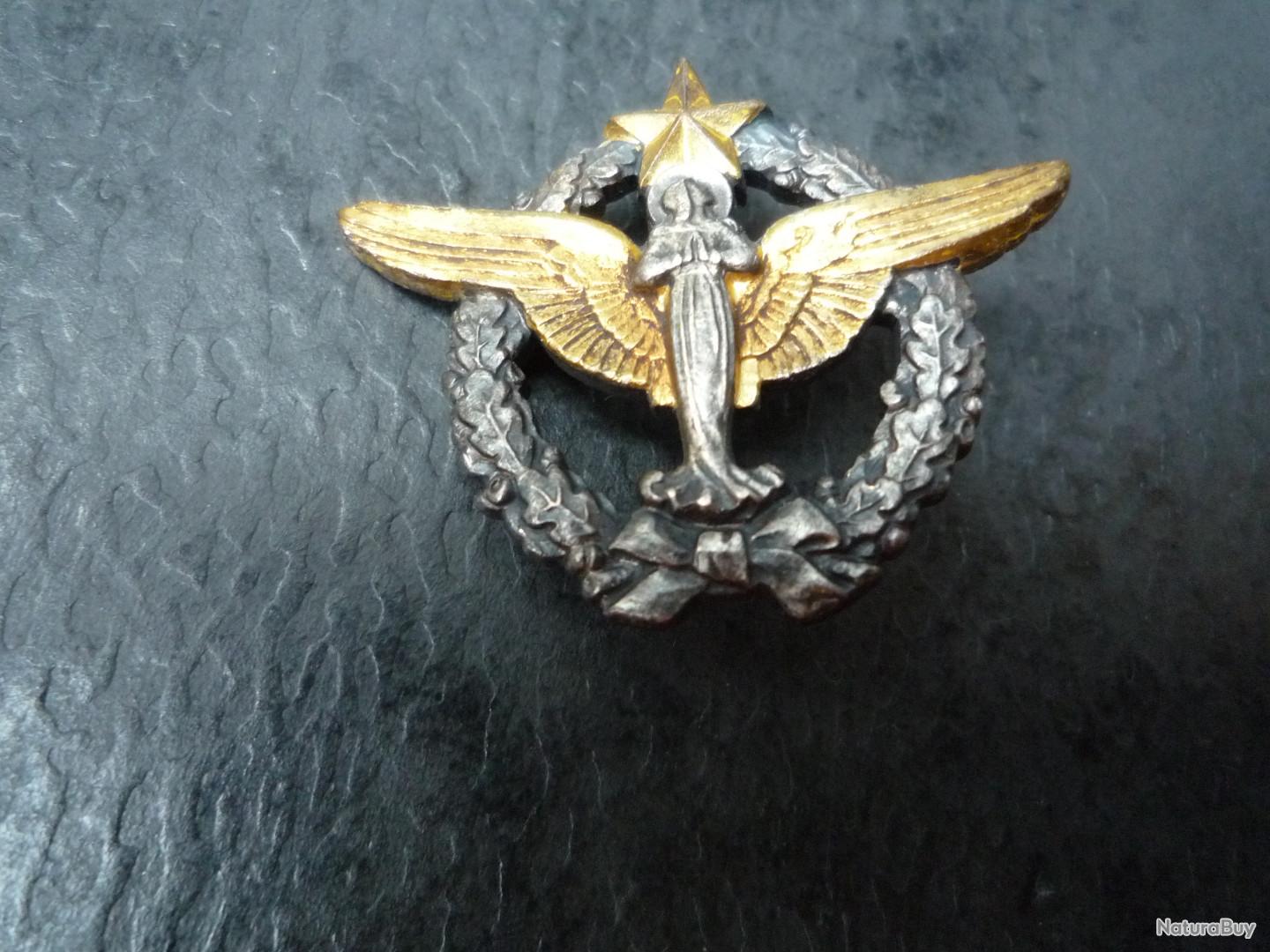 Insigne militaire de parachutiste en métal N°5 - Insignes en tissu ...