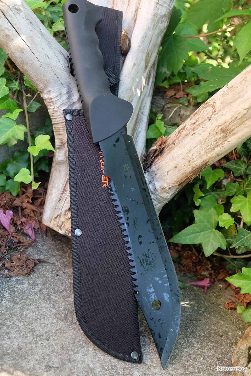 Poignard Gros Couteau Machette Bowie Outlast Alaska Lame Acier 3Cr13 ...