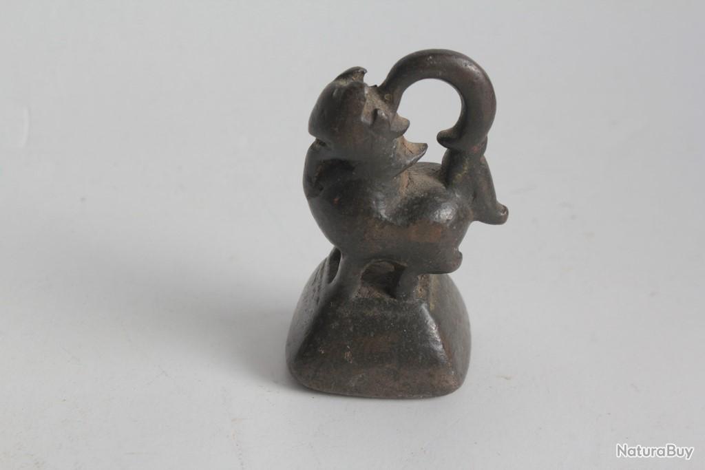 Ancien poids à opium Chinthe bronze Birmanie - Objets divers (14253869)