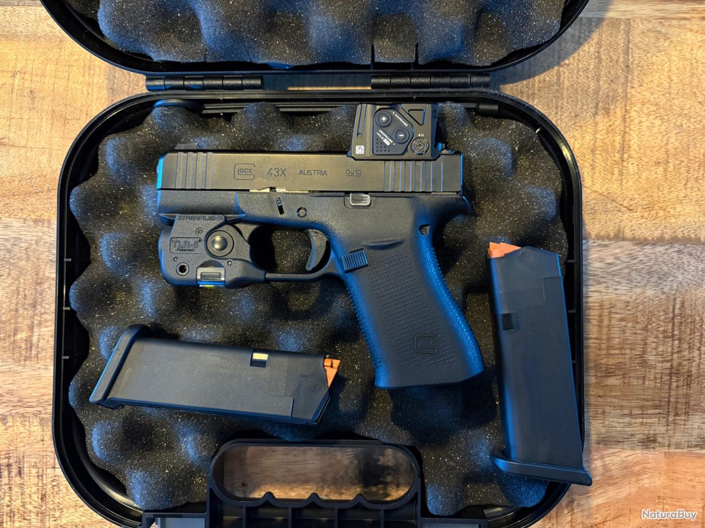 Pistolet GLOCK 43X Gen5 FS MOS A-CUT Aimpoint COA Combo cal.9x19 ...