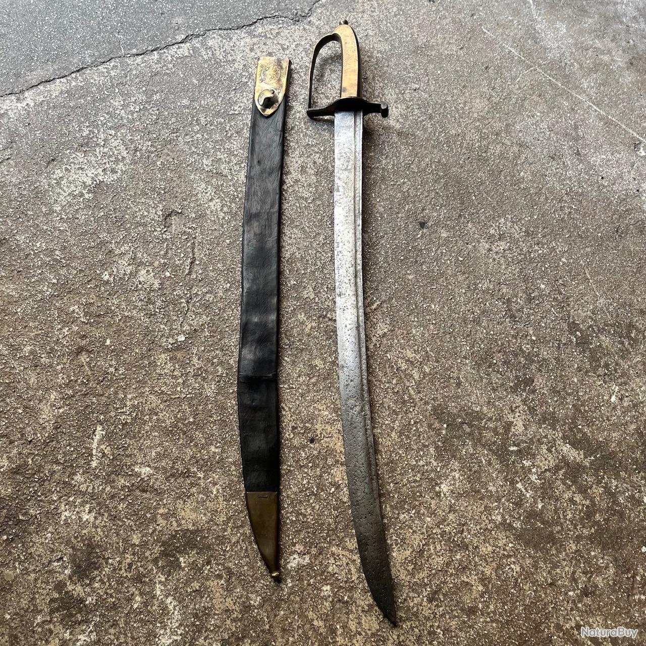 Rare, ancien Sabre d'officier de Marine - Cassaignard, Nantes - Soleil ...