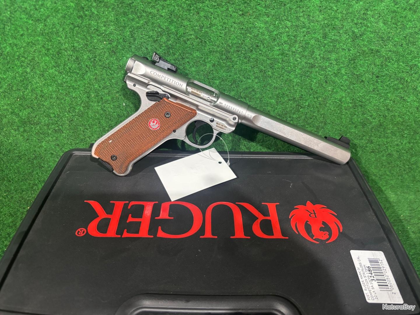 Pistolet Ruger Mark IV compétition cal 22 lr - Pistolets de Catégorie B ...