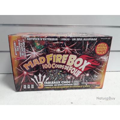 Feu d'artifice Ardi MAD FIRE BOX 100 coups 1mn30 - Artifice Airsoft ...