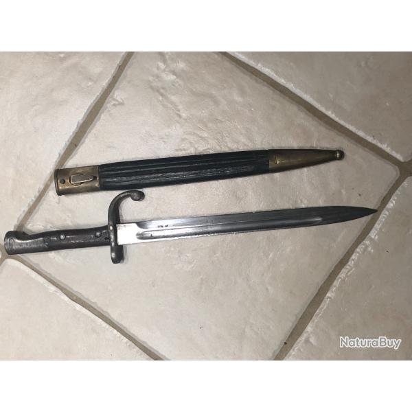 Baïonnette Mauser 98 fabrication Weyersberg Kirschbaum & Co Solingen ...