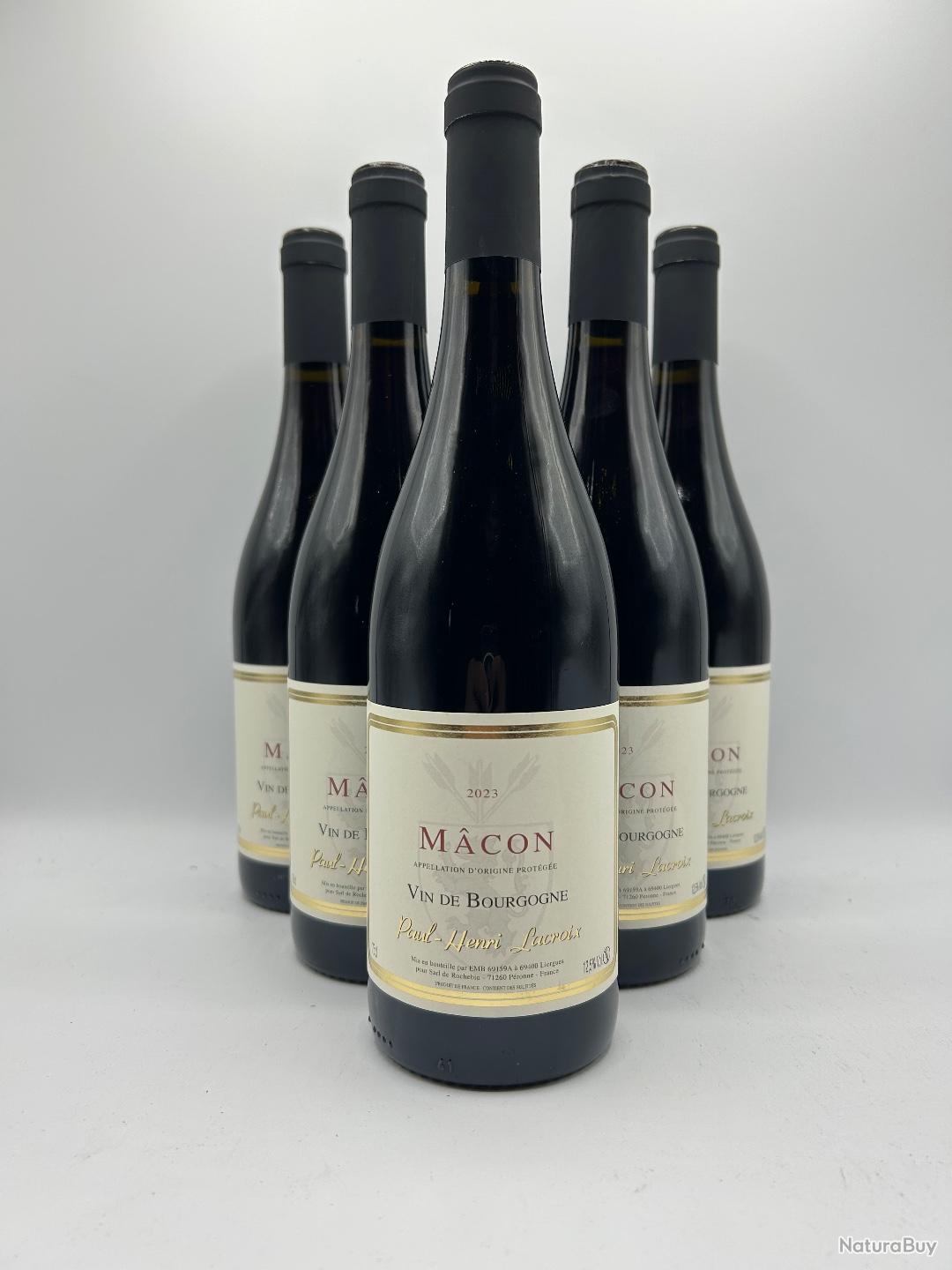 2023 Paul Henri Lacroix Mâcon Rouge Vin de Bourgogne - 6 Bouteilles ...