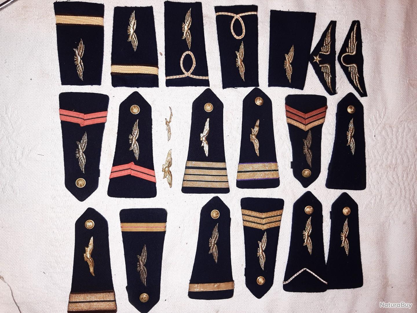 Epaulettes militaire armée de l'air sous officier - Epaulettes - Grades ...