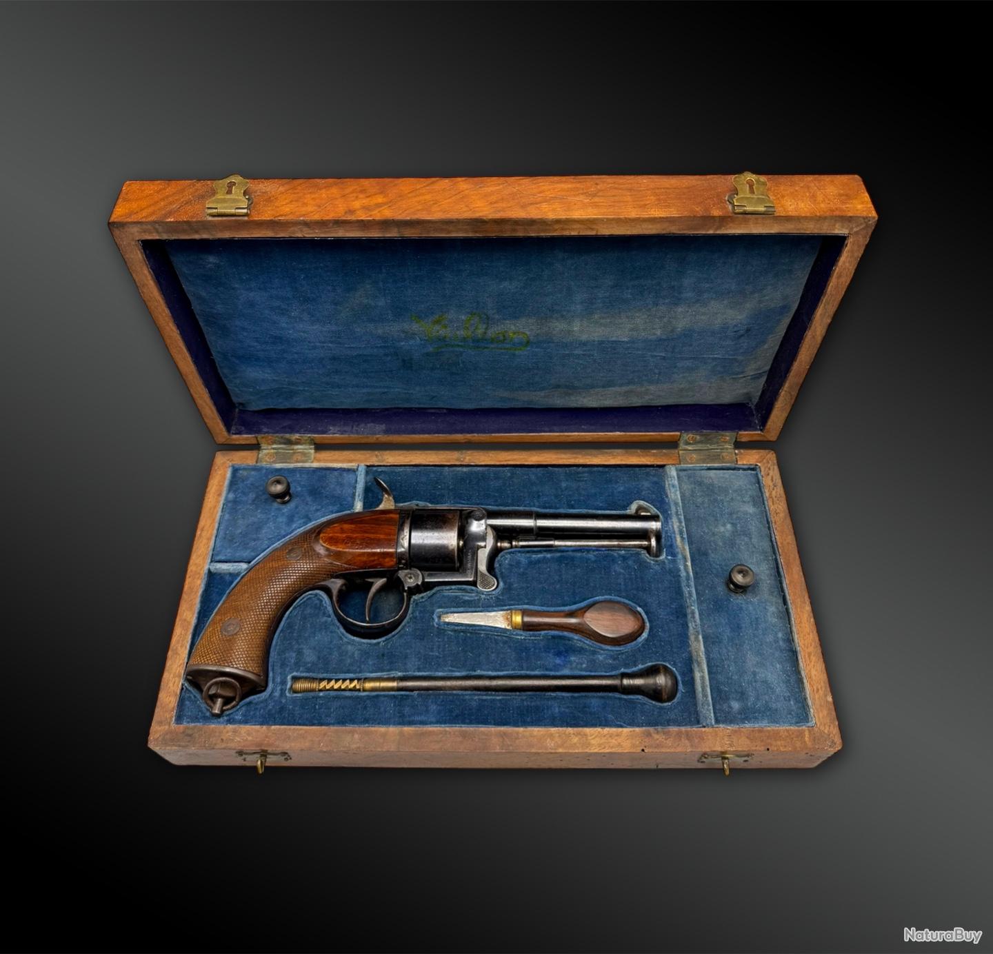 Coffret REVOLVER Devisme - Paris, France - Vers 1860 - Revolvers (14285644)