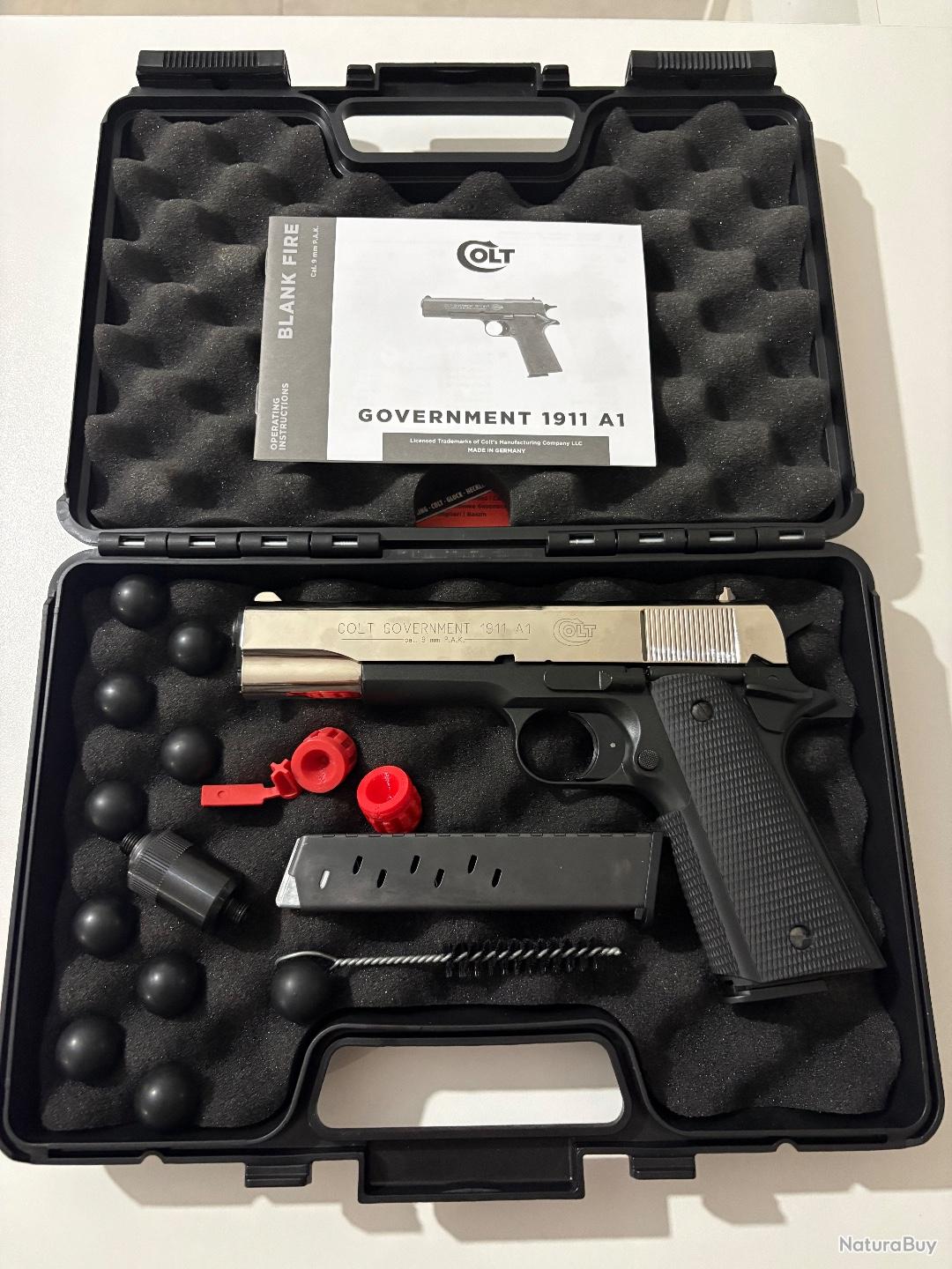 COLT GOVERNMENT 1911 A1 PAK 9mmModèle unique - Pistolets d'alarme ...