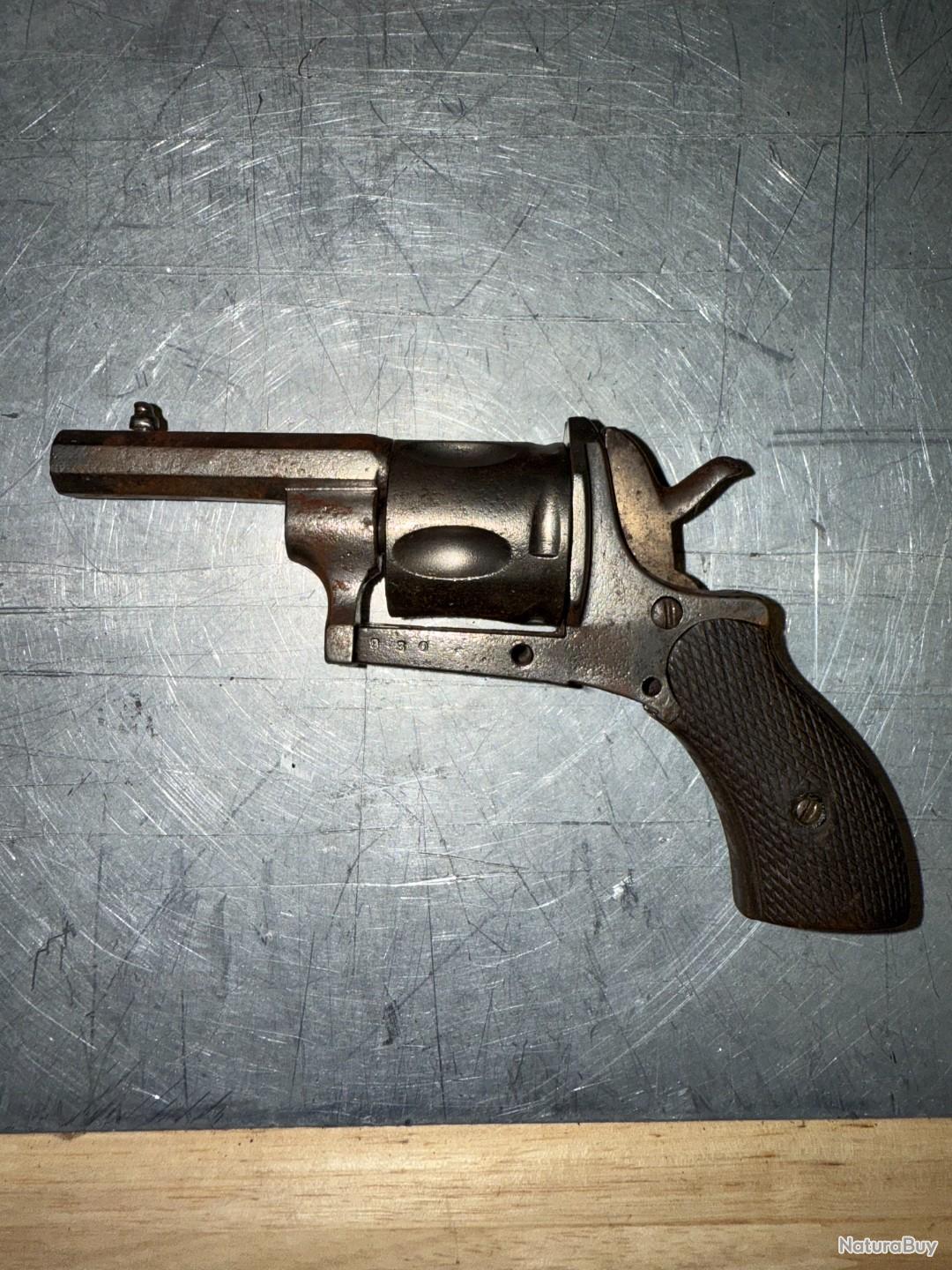 REVOLVER BULLDOG POUDRE NOIRE POUR A RESTAURER OU POUR PIECES 320 ...