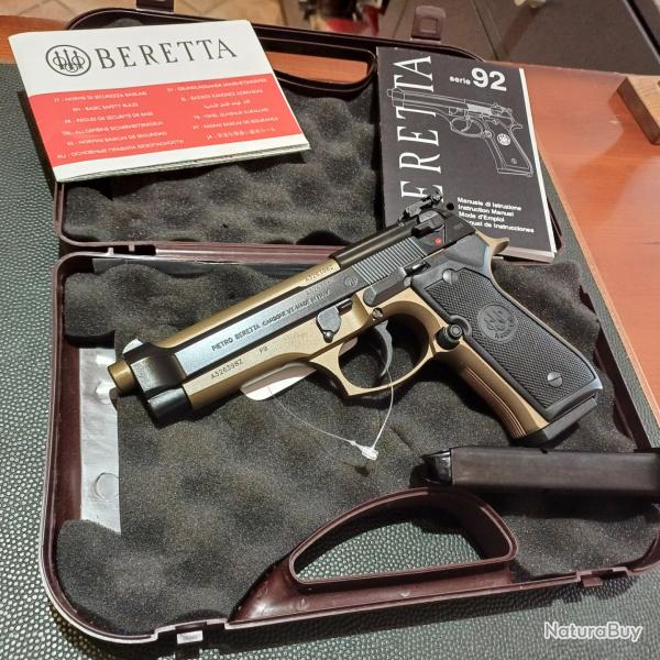 BERETTA 92 FS BRONZE CAL 9MM CAT B - Pistolets de Catégorie B (14306392)