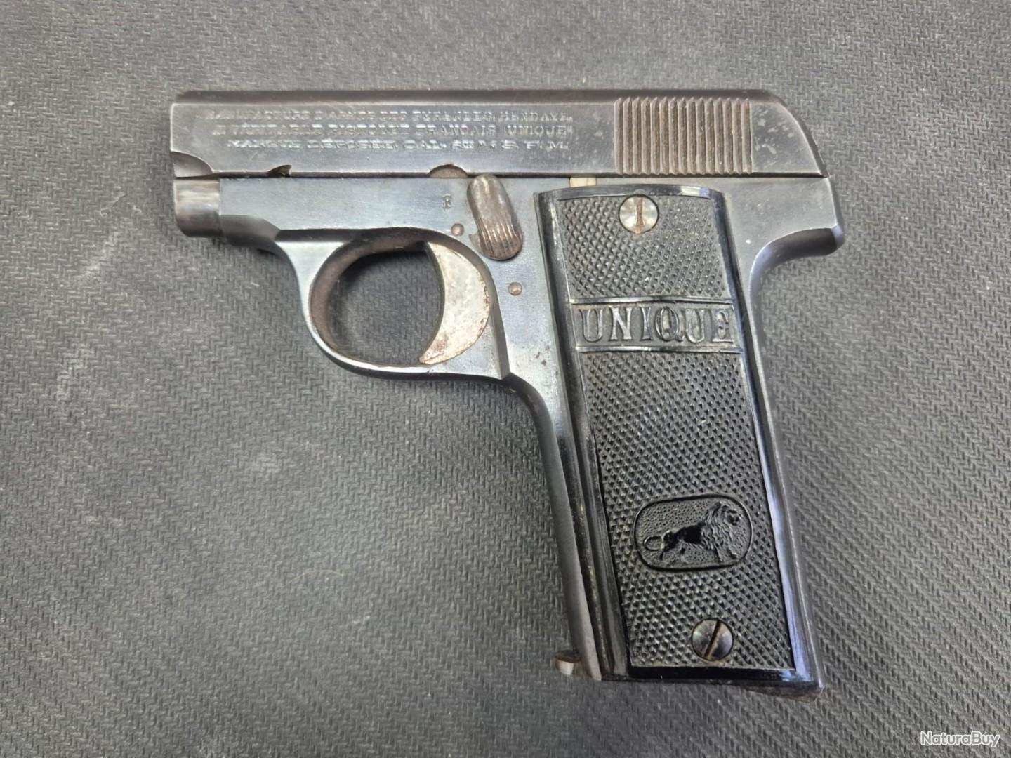 Pistolet UNIQUE cal 6,35 - Pistolets de Catégorie B (14306819)