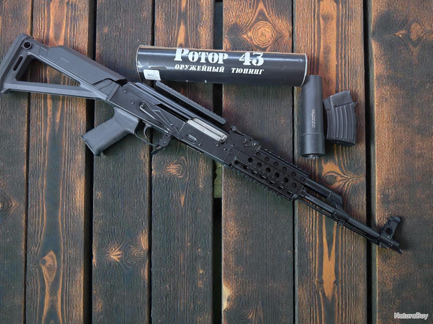 PACK WBP jack 7,62x39+ montage déporté UTG + RDS Rotor 43 - Carabines ...