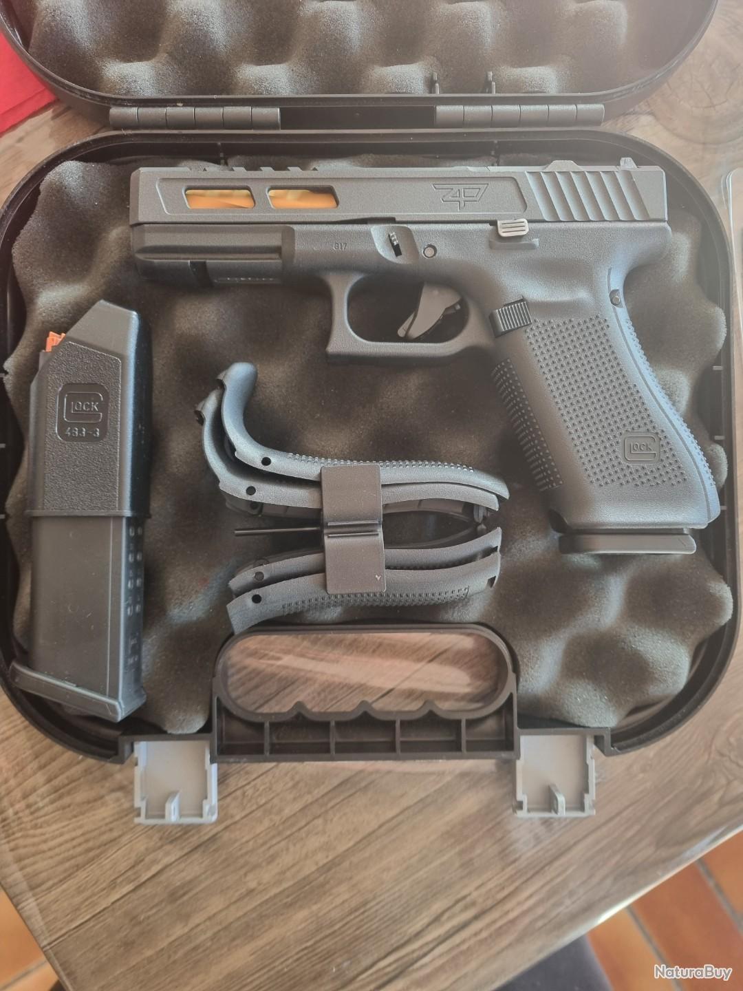 Glock Zaffiri Custom 17 Gen 5 MOS Cobalt / Gold - Pistolets de ...